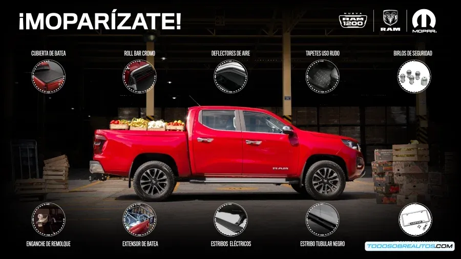 Ram 1200 2025: Accesorios Mopar y Lanzamiento en México - Personaliza ...