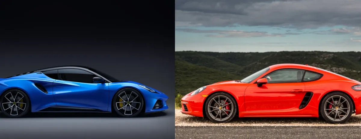 ¡Comparativa épica! Lotus Emira vs Porsche Cayman GTS - ¿Cuál reina en ...