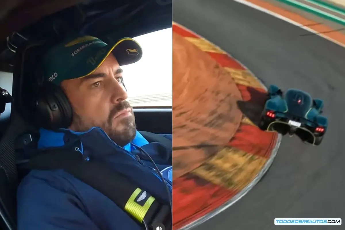 Fernando Alonso Exprime al Máximo su Aston Martin Valkyrie de 1155 CV ...