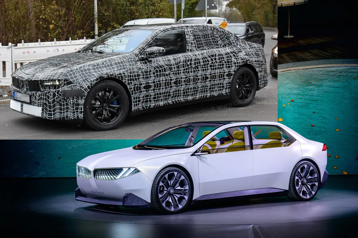 BMW iX3 y Neue Klasse Sedan: Primer Vistazo a los Prototipos Eléctricos ...